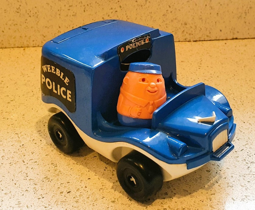 Weebles, Police car, Policeman, Weebles Wobble but they don't fall dow ...