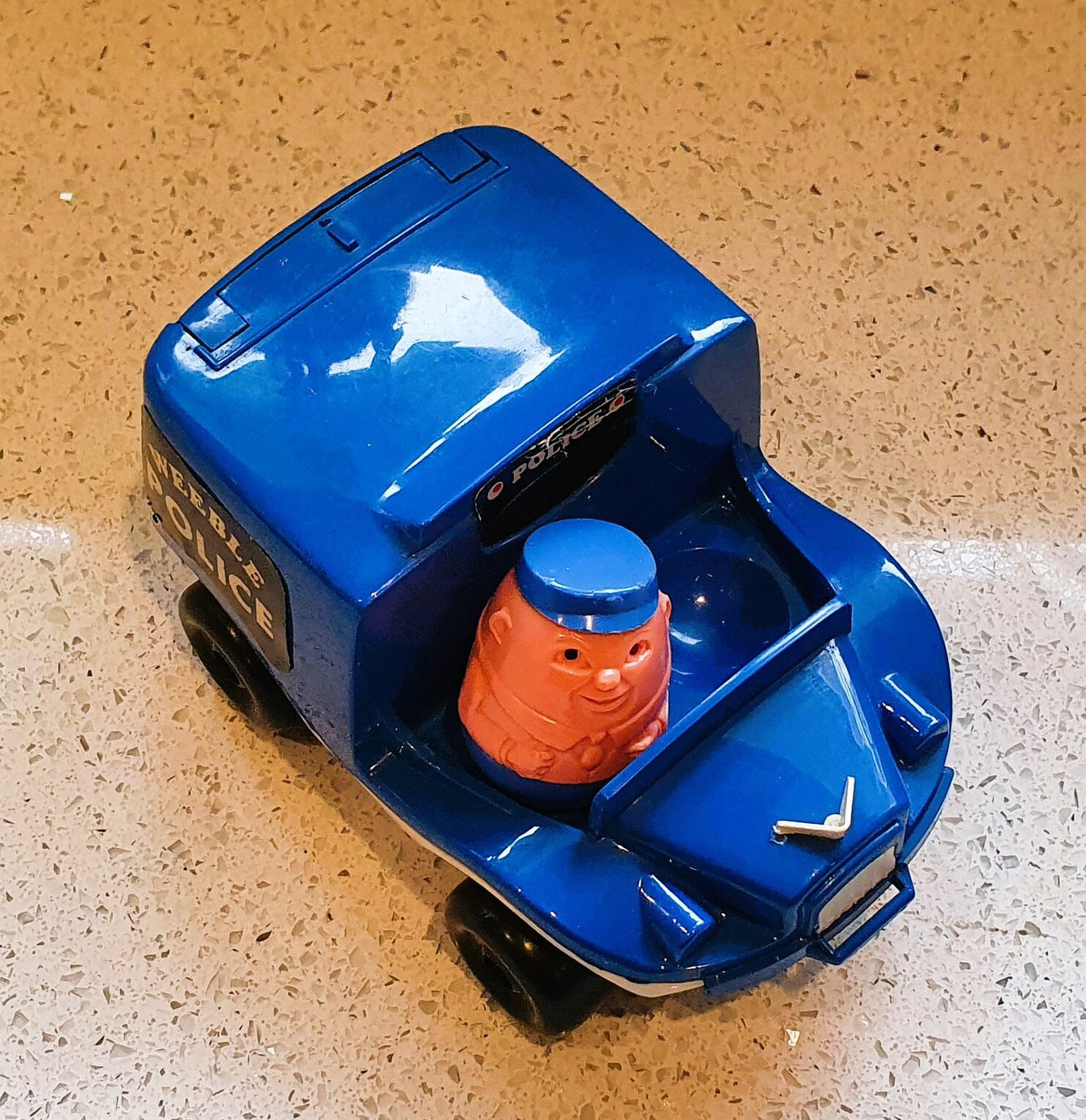 Weebles, Police car, Policeman, Weebles Wobble but they don't fall dow ...
